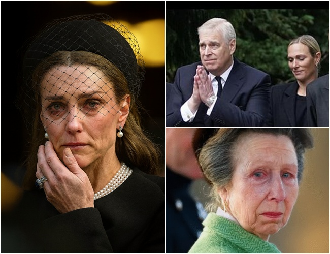 Black clouds swallowed Buckingham Palace: Princess Kate, eyes swollen ...