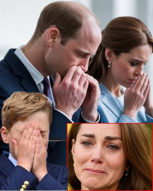1 MINUTE AGO! Prince William buried his face in his hands, his son ...